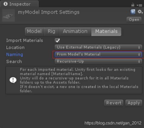Unity3d导入fbx模型部分材质丢失配置方法unity Is A Sub Asset Of Fbx And Cannot Be