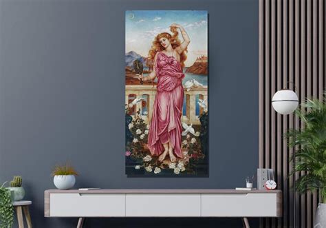 Evelyn De Morgan Helen Of Troy Art Print Canvas Print Evelyn De