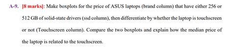 Solved B Marks Handling Nan Values Drop All Columns Chegg