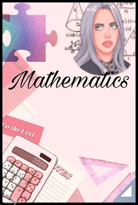 School Subjects Minimalist Cover