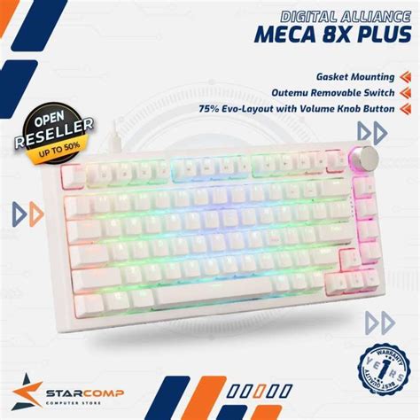 Daftar Harga Keyboard Digital Alliance Meca 8 X Plus 🔥 Original