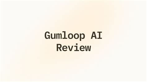 Gumloop Ai Automation Review Pricing And Features Lindy