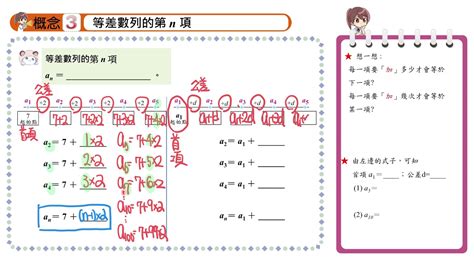 【概念3】等差數列的第n項 數學 均一教育平台