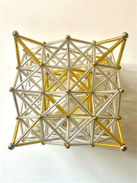 64 Tetrahedron Vector In Equilibrium Sacred Geometry Univers Structure Meditation Kinetic