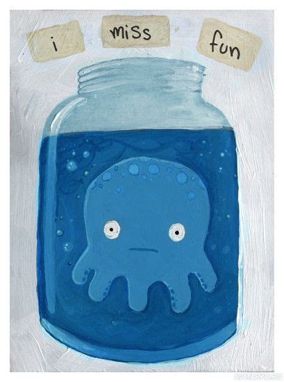 Прикольный аватар с нарисованным осьминогом синего цвета картинка осьминог — Картинки и авы