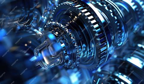 Premium Photo Lighting Complex Machine Parts Closeup Of Complex