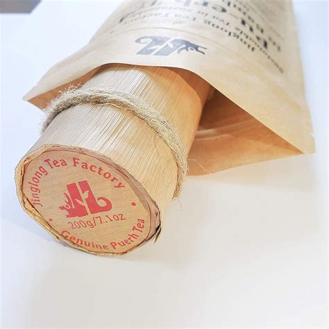 Jinglong Tea Factory Bamboo Leaf Tube Ripe Pu-erh Tea (80 Cups) 7.1oz ...