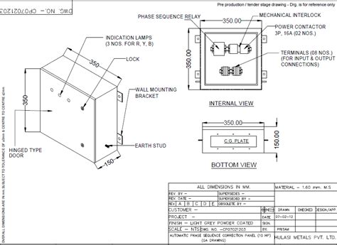Hanut India Automatic 3 Phase Sequence Correction Corrector Panel