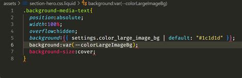 Feature Fix CSS Syntax Errors In VSCode For Liquid In CSS Issue Shopify Liquid Tm