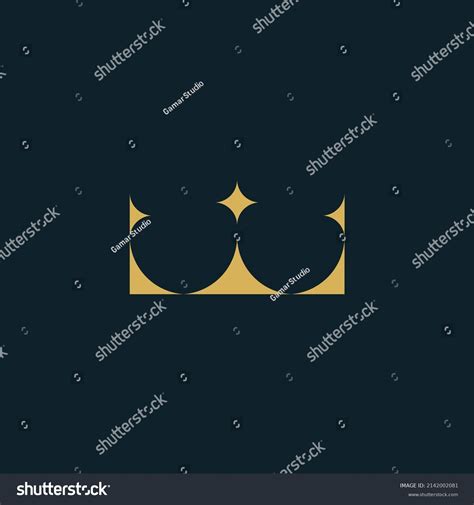 Luxury Royal Crown Logo Over 84590 Royalty Free Licensable Stock