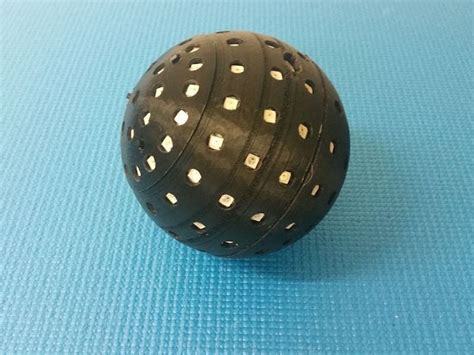 3d Printed Led Gyro Sphere Whats Shaped Like A Softball And Has By
