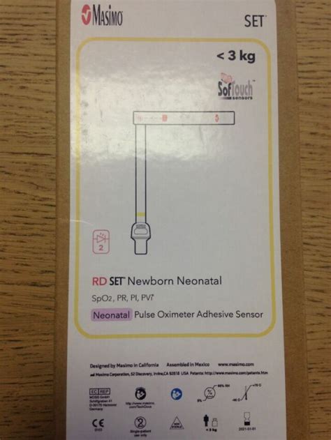 New Masimo 4013 Rd Set Newborn Neonatal Spo2 Pr Pi Psi Neonatal Pulse Oximeter Adhesive
