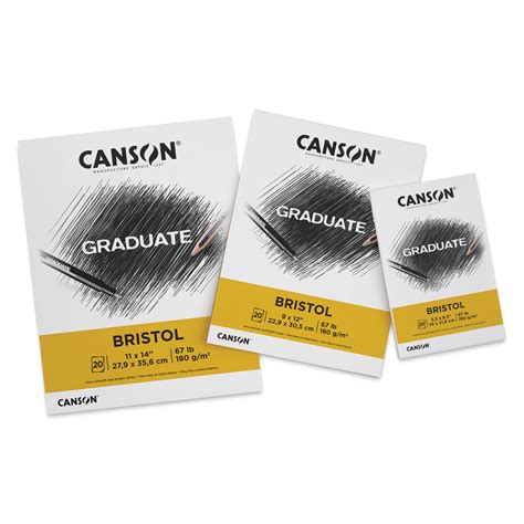 Canson Graduate Bristol Pads Blick Art Materials