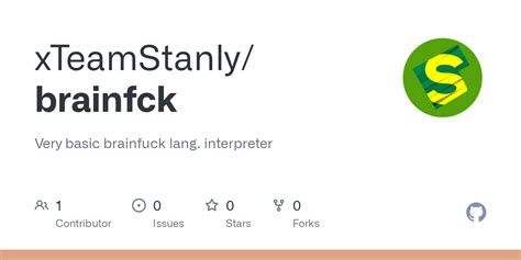 Github Xteamstanlybrainfck Very Basic Brainfuck Lang Interpreter