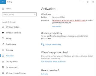 Cara Aktivasi Windows Pro Dengan Digital License Rb Original Elppas Com