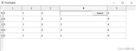 Qtableview表格控件代理详解qtableview代理 Csdn博客