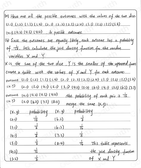 solved 5 consider the experiment of tossing two four sided dice a