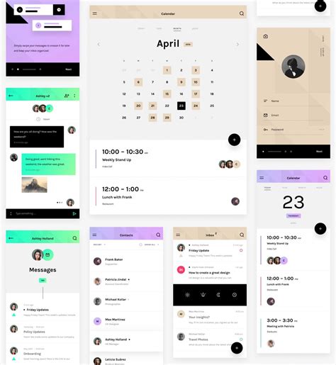Mail A Free Cross Platform UI Kit Design Anything