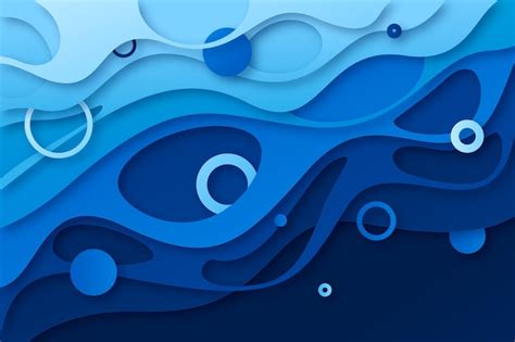 Paper Style Abstract Background Free Vector