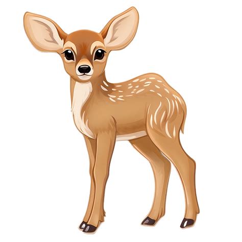 Download Gentle Fawn Drawing Png 06242024