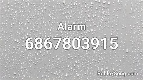 Alarm Roblox Id Roblox Music Codes