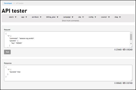 Using The API Tester