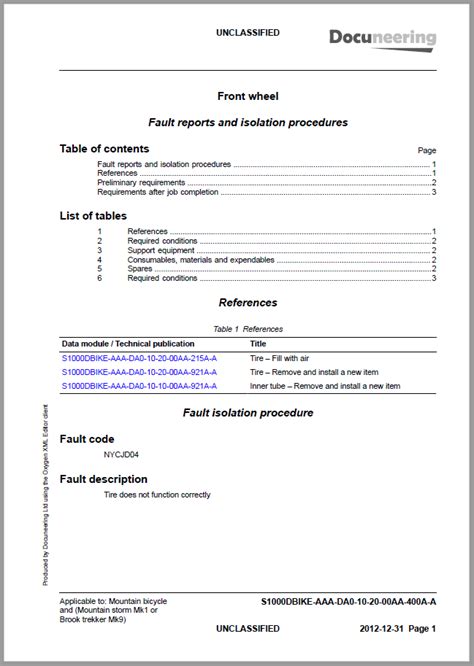 S1000d Data Module To Pdf