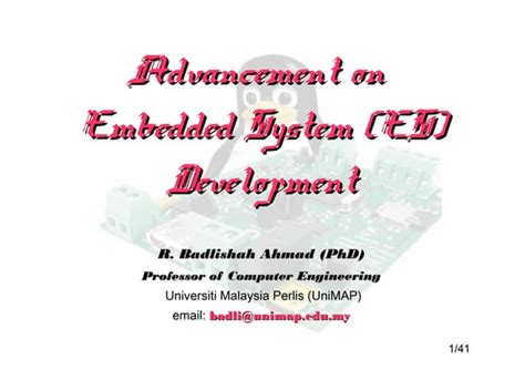 Advancement On Embedded Linux V2 Ppt