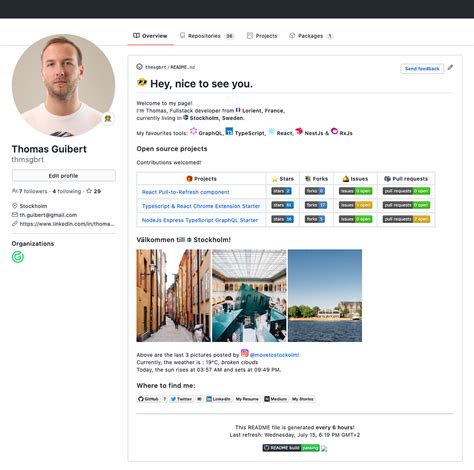 How To Create A Self Updating Readmemd For Your Github Profile By