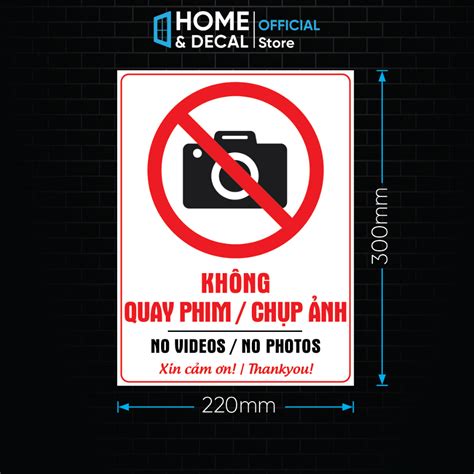 Decal Kh Ng Quay Phim Ch P Nh Decal C M Quay Phim Ch P Nh Sticker C M Camera D N T Ng K Nh