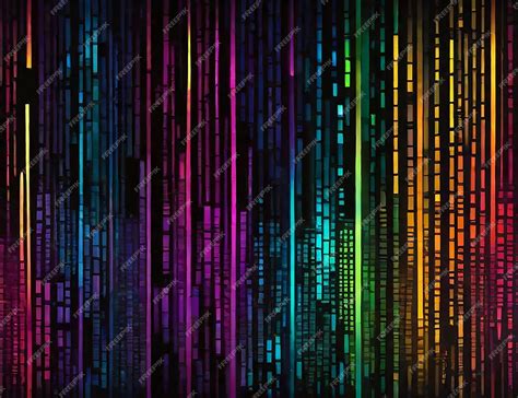 Premium Photo High Quality 8k Ultra Hd A Vibrant Canvas Illuminated By A Cascade Of Colorful