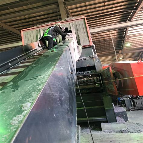 破碎機與輸送帶 固體再生燃料SRF