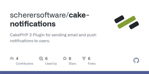 Github Scherersoftware Cake Notifications Cakephp Plugin For