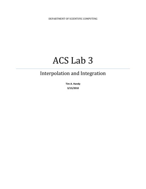 ACS Lab
