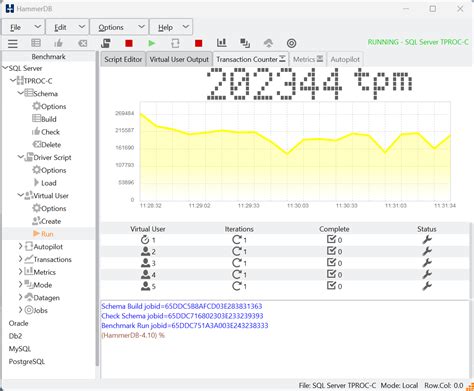 Hammerdb V410 New Features Schema And Consistency Checks Hammerdb Blog