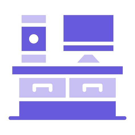 Premium Vector Computer Table Vector Illustration