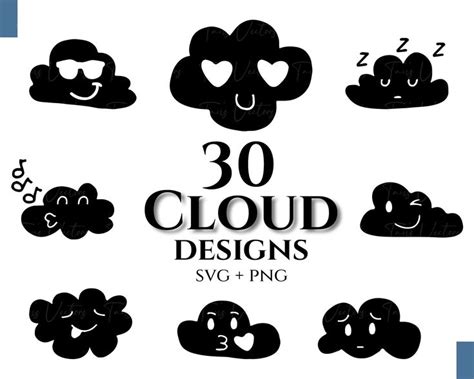Cloud Designs Svg Cloud Svg Cloud Clip Art Cloud Silhouette Cloud Clipart Cute Cloud Svg