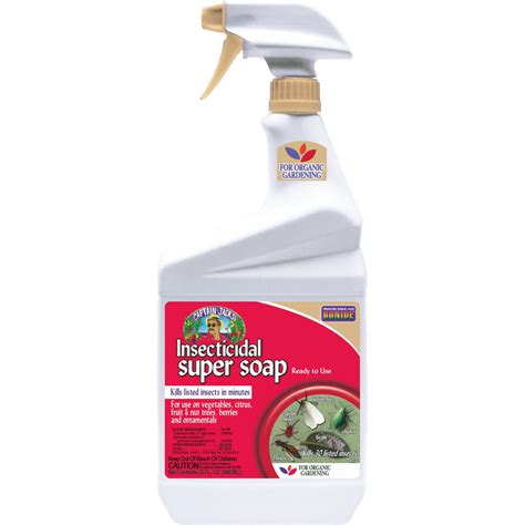 Fast Acting Insect Soap Spray That Kills Pests On Contact