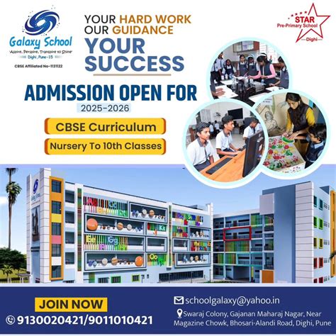 Galaxy School 🚀 Admission Open For 2025 26 At Galaxy School 📚 Your Hard Work Our Guidance