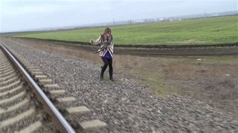 Get Stuck Under The Rails Panterablack Clips4sale