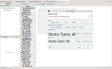 Palette Settings And Dialog Is Not User Friendly · Issue 605 · Eclipse Windowbuilder