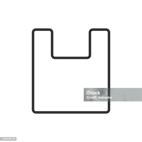 티셔츠 가방 선형 아이콘입니다 편집 가능한 획이 있는 선 가방에 대한 스톡 벡터 아트 및 기타 이미지 가방 가벼운 나름