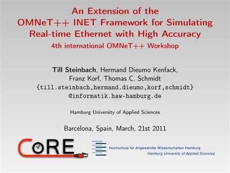 An Extension Of The Omnet Inet Framework For Simulating Real