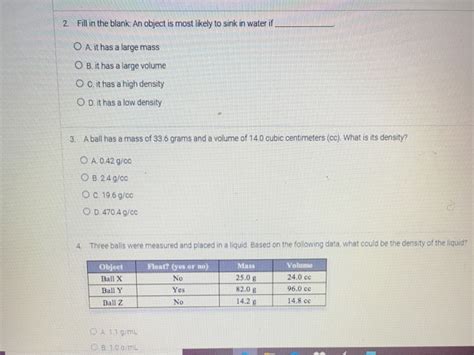 Solved 1 Based On The Diagram Below Rank The Three Objects