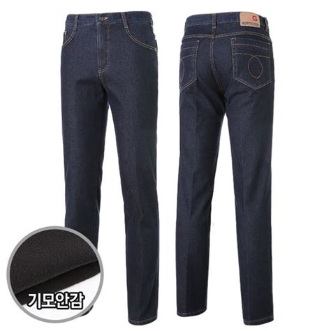 남성 스판 국산 데님 기모 중년 청바지 Gd Jek 211 진네이비 Ssg Com