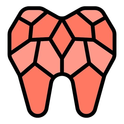 Premium Vector Silver Tooth Icon Outline Vector Magic Ring Care Teeth