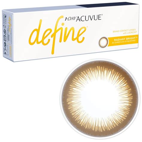 Acuvue Define Radiant Chic 1 Day Contact Lenses 30 Pack Trendy Sweet Shop