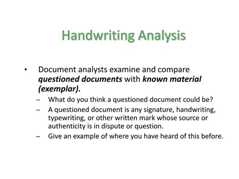 Ppt Handwriting Analysis Powerpoint Presentation Free Download Id