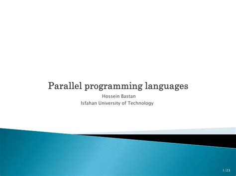Ppt Parallel Programming Languages Powerpoint Presentation Free Download Id2281650
