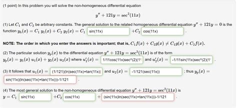 Solved Point In This Problem You Will Solve The Non